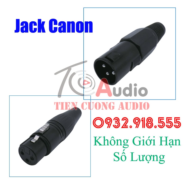 Jack hàn Canon Đực - Cái | Hàng cao cấp